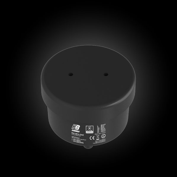 R45 8W Dimension, D48.8 x H33.4mm | Krobox